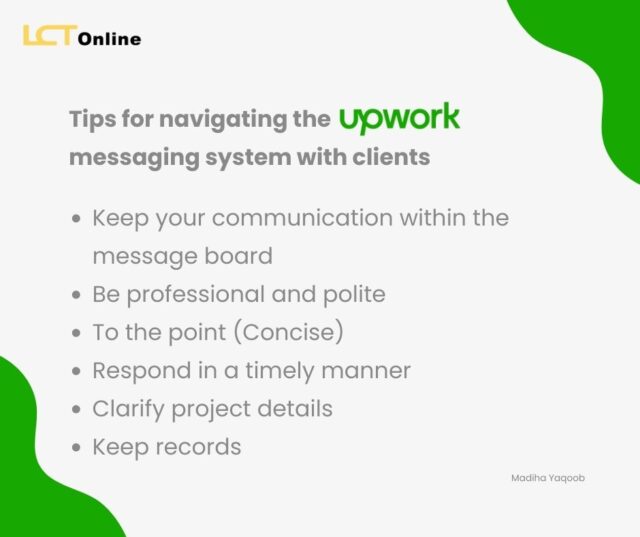 How To Navigate Upwork Message System With Clients