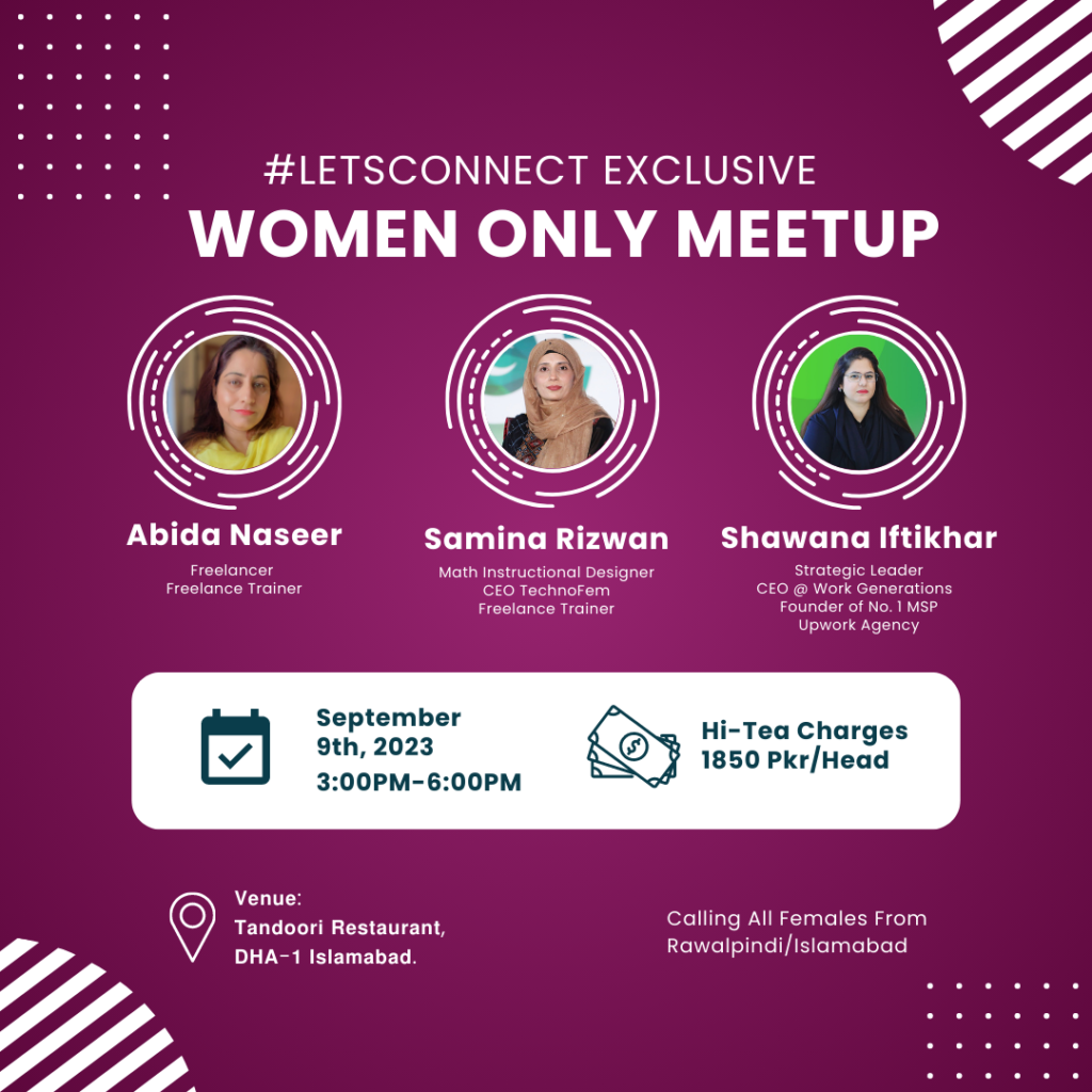 #LetsConnect Exclusive Women Only Meetup In Islamabad - LCT - Life ...