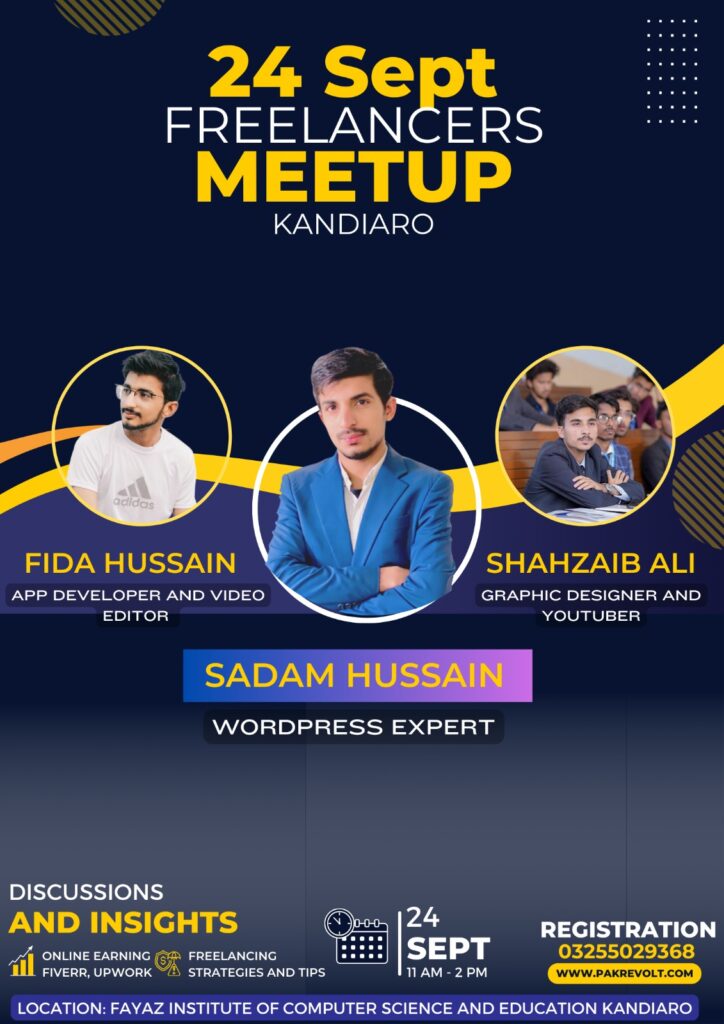 Freelancers Meetup Kandiaro - LCT - Life Changing Training Online